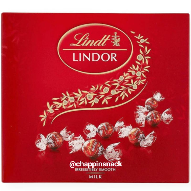 Jual Cokelat Lindt coklat lindor chocolate gift box red merah | Shopee ...