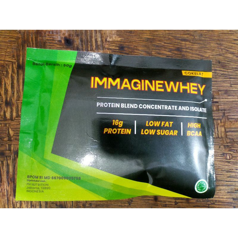 Jual Susu Immagine Whey/Whey Protein/Susu Tinggi Protein Kemasan Sachet ...