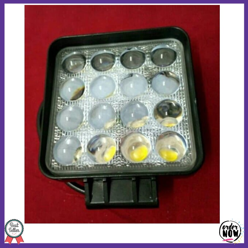 Jual Lampu Led Work Light 48WATT 4DKotak LED 48 Watt LED 16 Titik ...