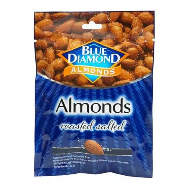 Jual Blue Diamond Almonds - Almonds Roasted Salted - 30 gr | Shopee ...
