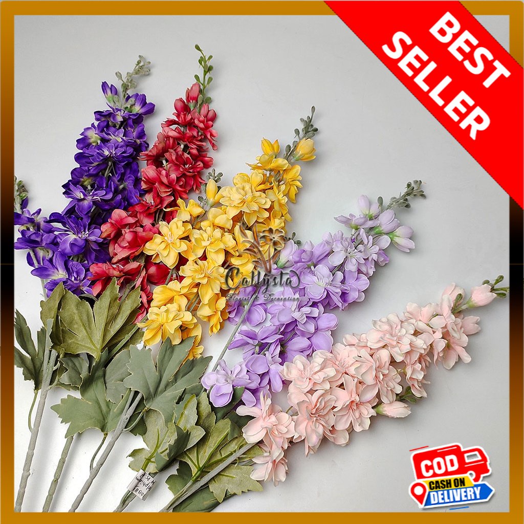 Jual Bunga Delphinium Spring - bunga plastik Snapdragon Imitasi ...