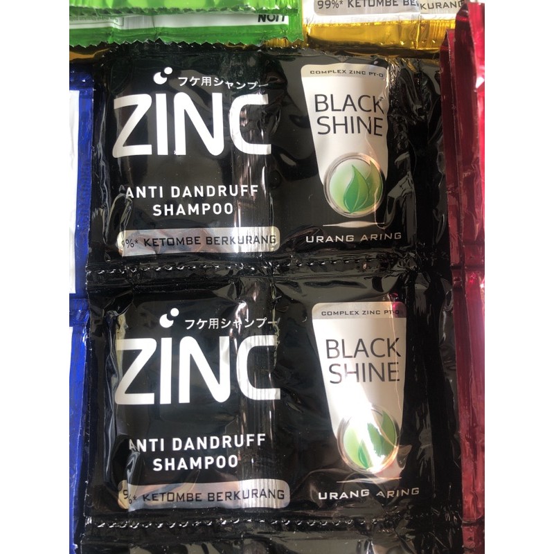 Jual ZINC Shampoo 1 renteng isi 12 sachet | Shopee Indonesia