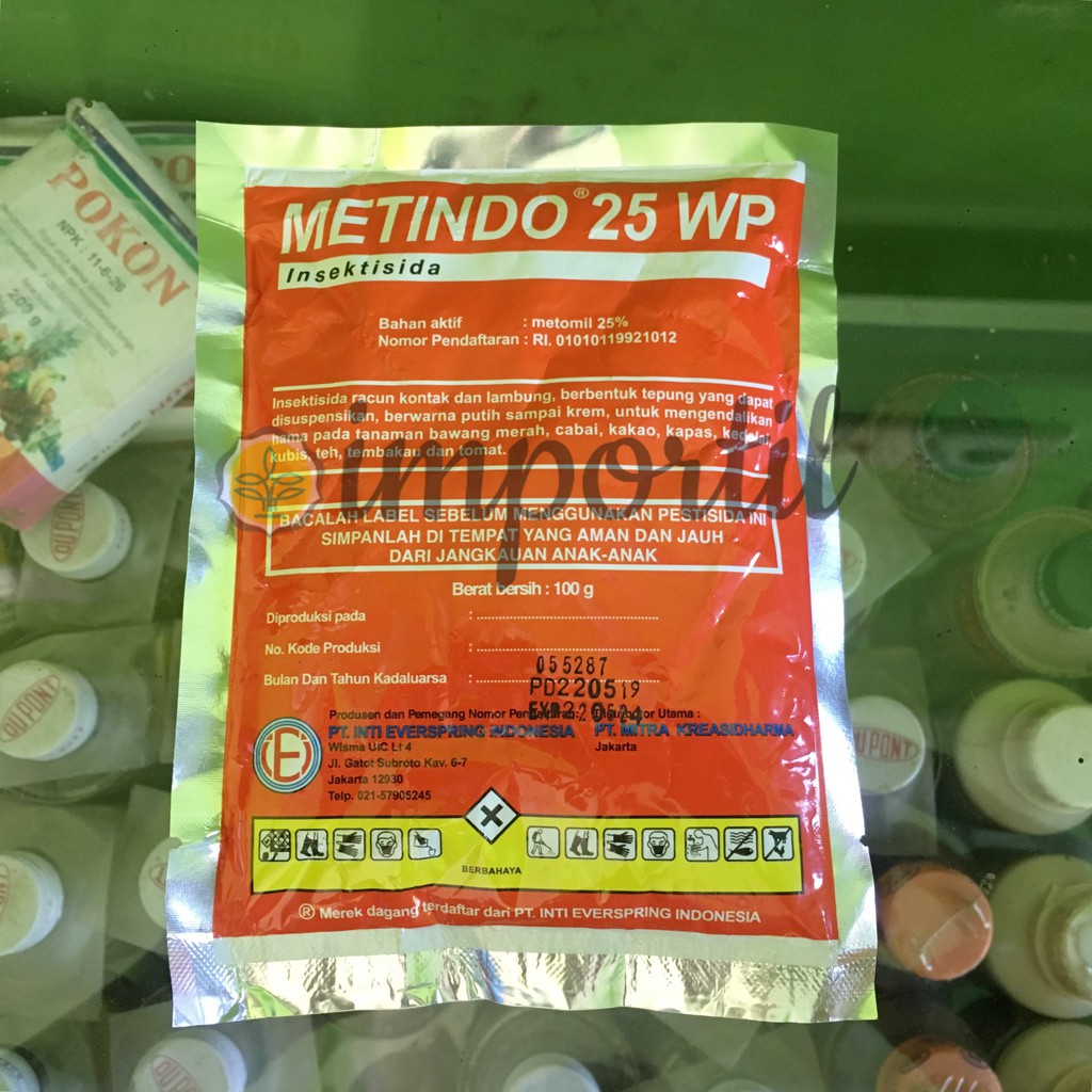 Jual Insektisida Metindo 25 WP 100 Gram | Shopee Indonesia