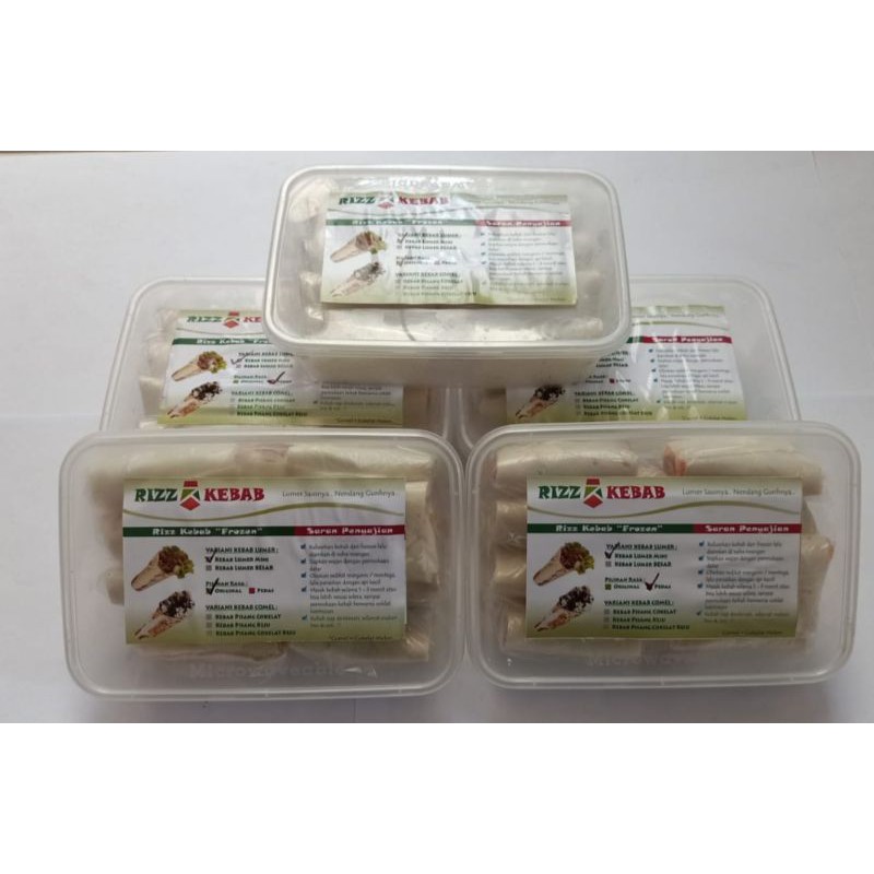 Jual KEBAB FROZEN RASA BARBEQUE ORIGINAL * Rizz kebab frozen | Shopee ...