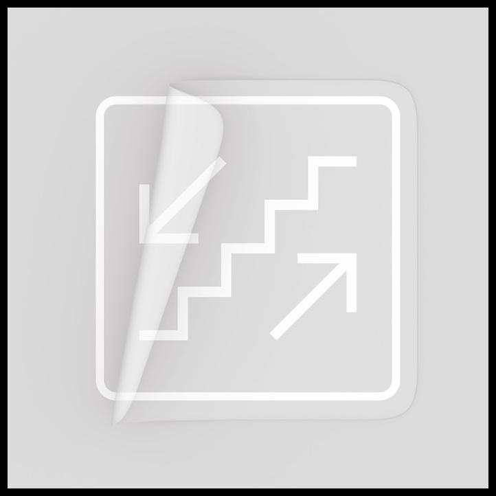 Jual Stairs Sign Sticker - Wayfinding Sign Sticker - Stiker Dinding ...