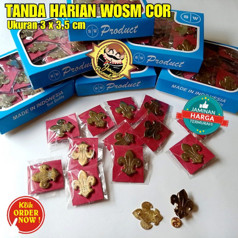 Jual TANDA HARIAN WOSM COR ( PRAMUKA ) | Shopee Indonesia