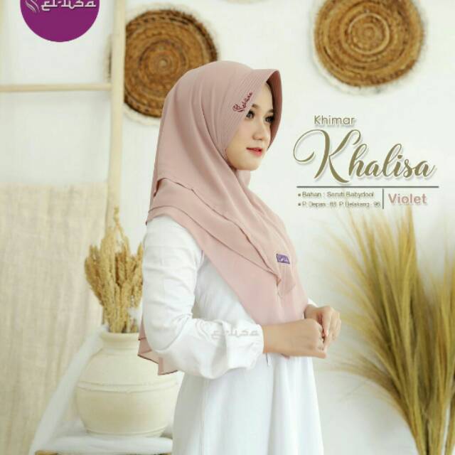 Jual Khimar khalisa by Ellisa hijab | Shopee Indonesia