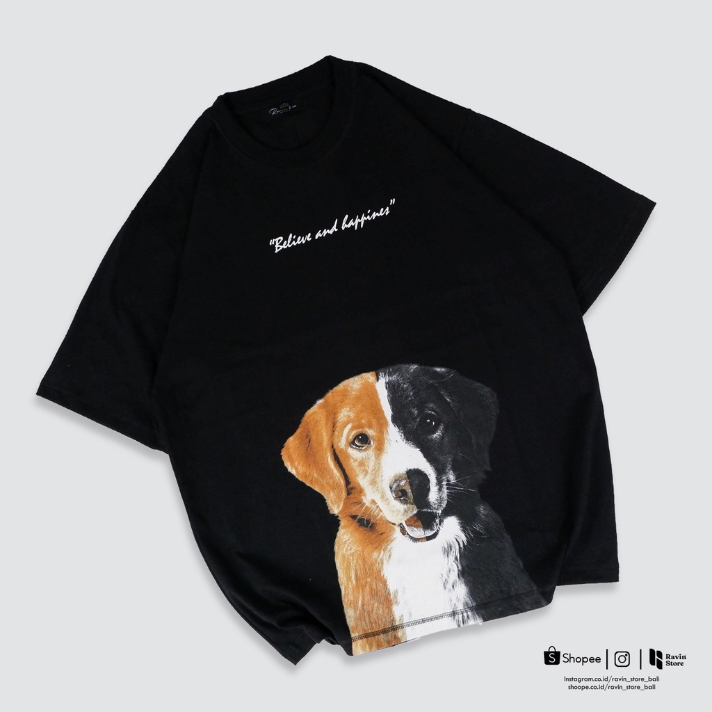 Jual Kaos Oversize motif dog/unisex | Shopee Indonesia