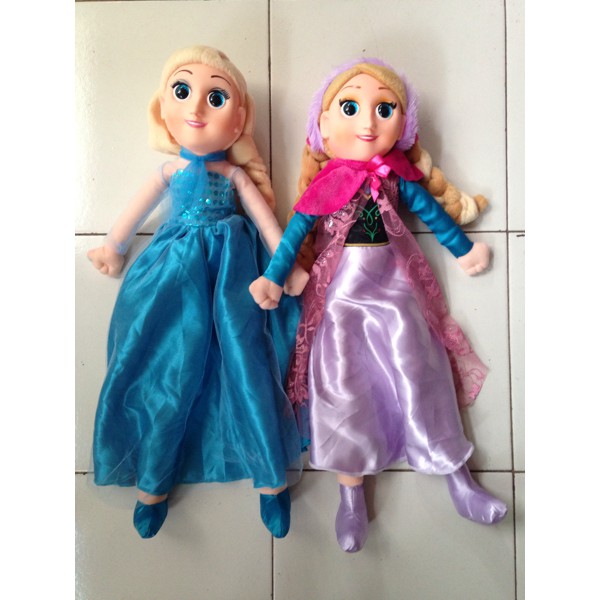 Jual Boneka Frozen Fever Anna & Elsa :Muka Karet - P5Jqfl | Shopee ...