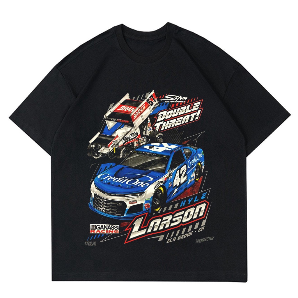 Jual KAOS BAJU NASCAR VINTAGE LARSON | T-SHIRT NASCAR RUMBLE RACING CAR ...
