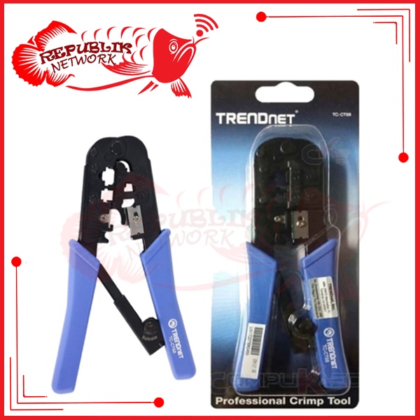 Jual Crimping Tool Trendnet TC-CT68 RJ45|RJ11 | Shopee Indonesia