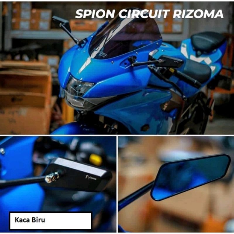 Jual Promo Spion RIZOMA Circuit 744 Black original r RIZOMA Almunium ...
