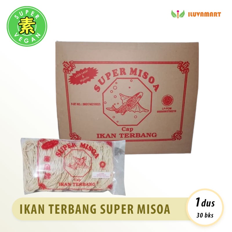 Jual Ikan Terbang Super Misoa Misua Mi Soa Sua/ Dus isi 30 bks per ...