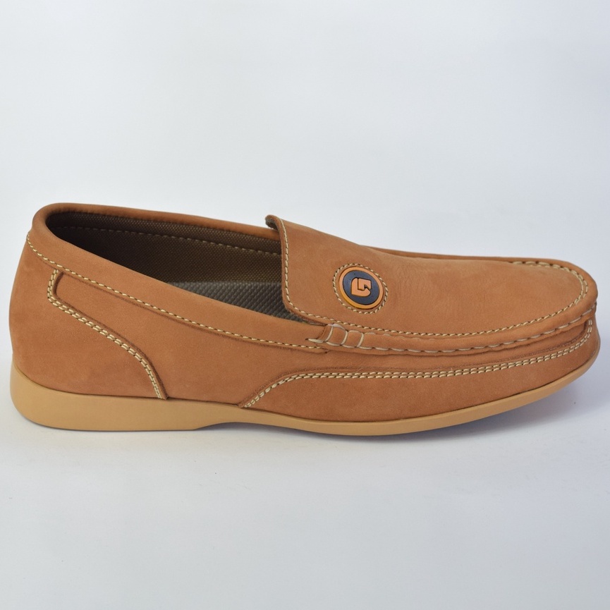 Jual Sepatu Casual Pria Kulit Asli NuBuck Moccasin Grammer | Shopee ...
