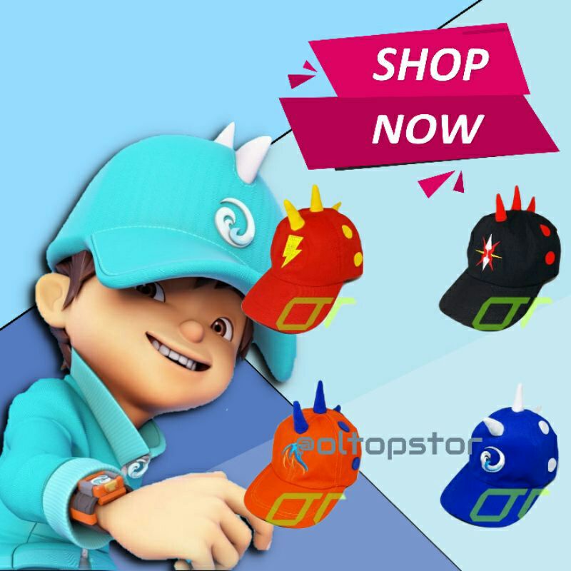 Jual Topi boboiboy / topi anak boboiboy / topi anak / topi boboy ...