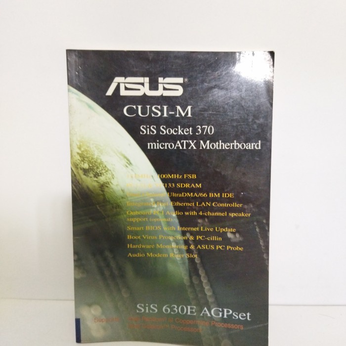 Jual ORI BUKU ASUS SUS SOCKET 370 MICRO ATX MOTHERBOARD | Shopee Indonesia