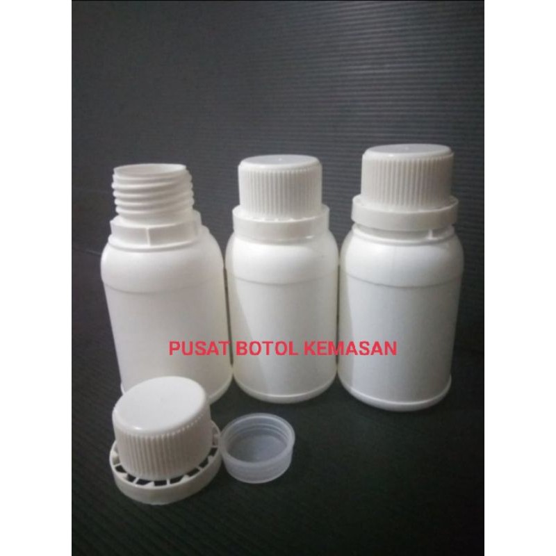 Jual BOTOL PLASTIK HDPE 100ML / BOTOL KAPSUL OBAT / BOTOL AGRO LABOR ...