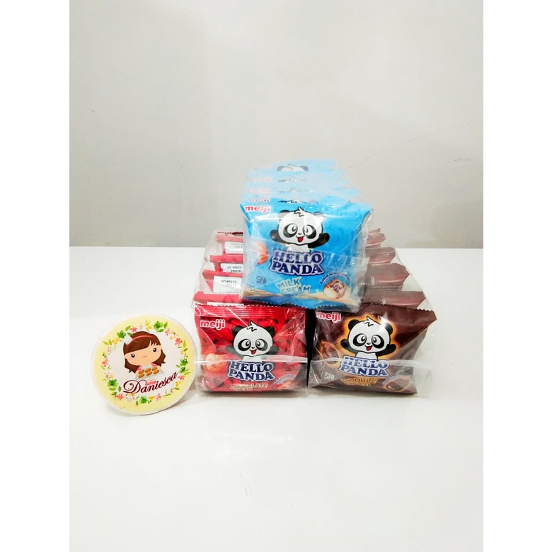 Jual .10 bungkus hello panda 8 gr meiji hello panda coklat double ...