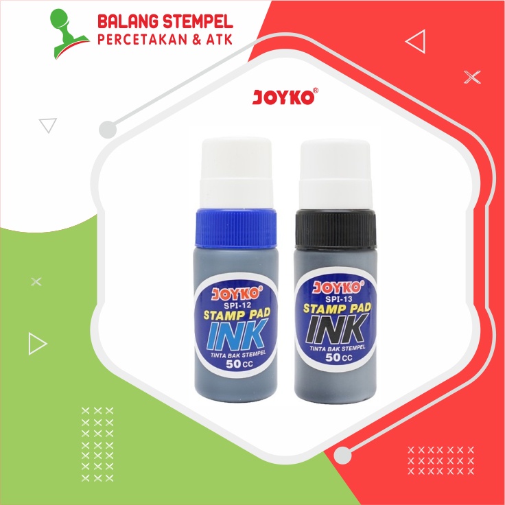 Jual Tinta Stempel Stamp Pad Ink Joyko SPI-13 Biru Hitam | Shopee Indonesia