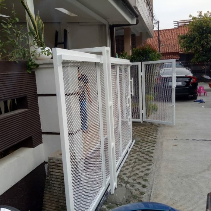 Jual pagar minimalis expanded / pagar minimalis spanda / pagar ...