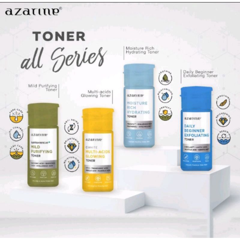 Jual AZARINE Toner Series 90ml | Shopee Indonesia