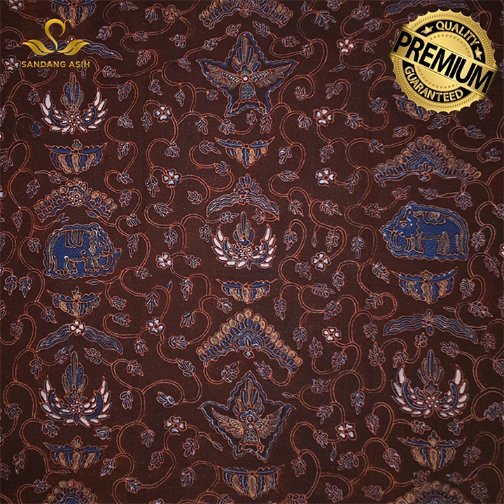 Jual Kain Batik Tulis Warna Alam 100% Handmade Halus Motif Gajah Birawa ...