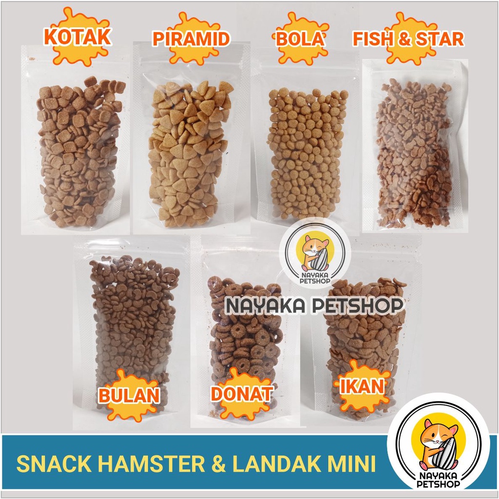 Jual Snack Biskuit Hamster 50 gr Makanan Landak Mini Cemilan Extra Food ...
