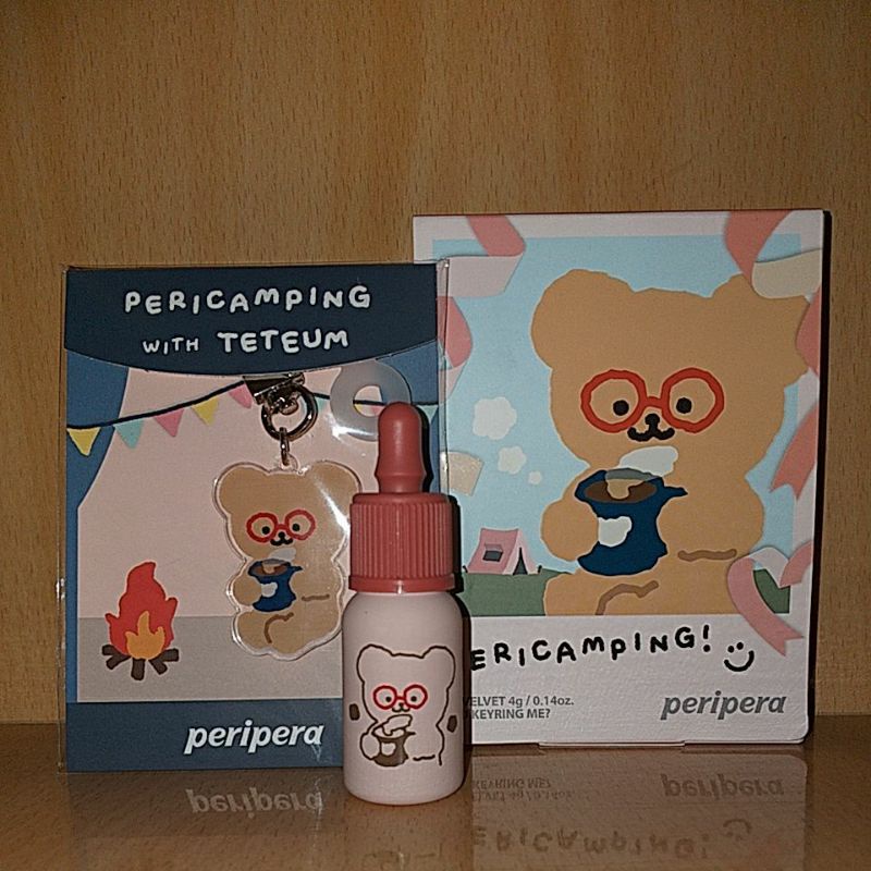 Jual peripera x teteum special edition set (ink velvet 22 bouquet nude + teteum keyring + cute ...