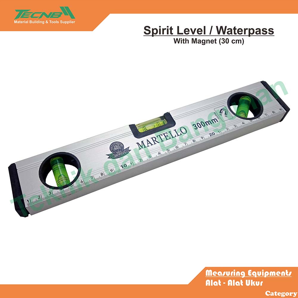 Jual Spirit Level / Waterpass 12" with Magnet (Silver) | Shopee Indonesia
