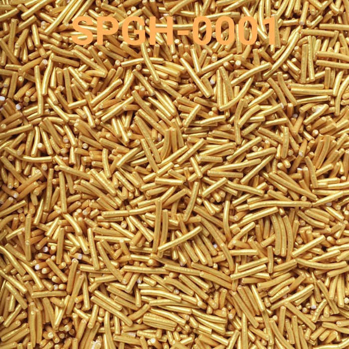 Jual SPGH-0001 SPRINKLES SPRINKLE SPRINKEL 500GR MESES GOLD EMAS ...