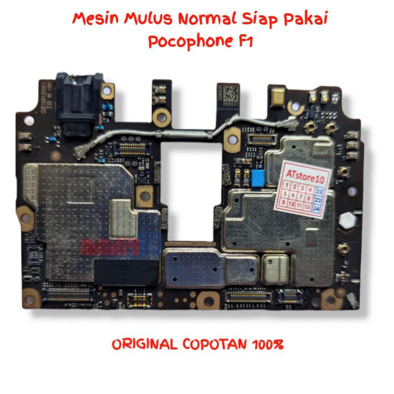 Jual MESIN MOTHERBOARD NORMAL POCOPHONE POCO F1 NORMAL MULUS SEGEL SIAP ...