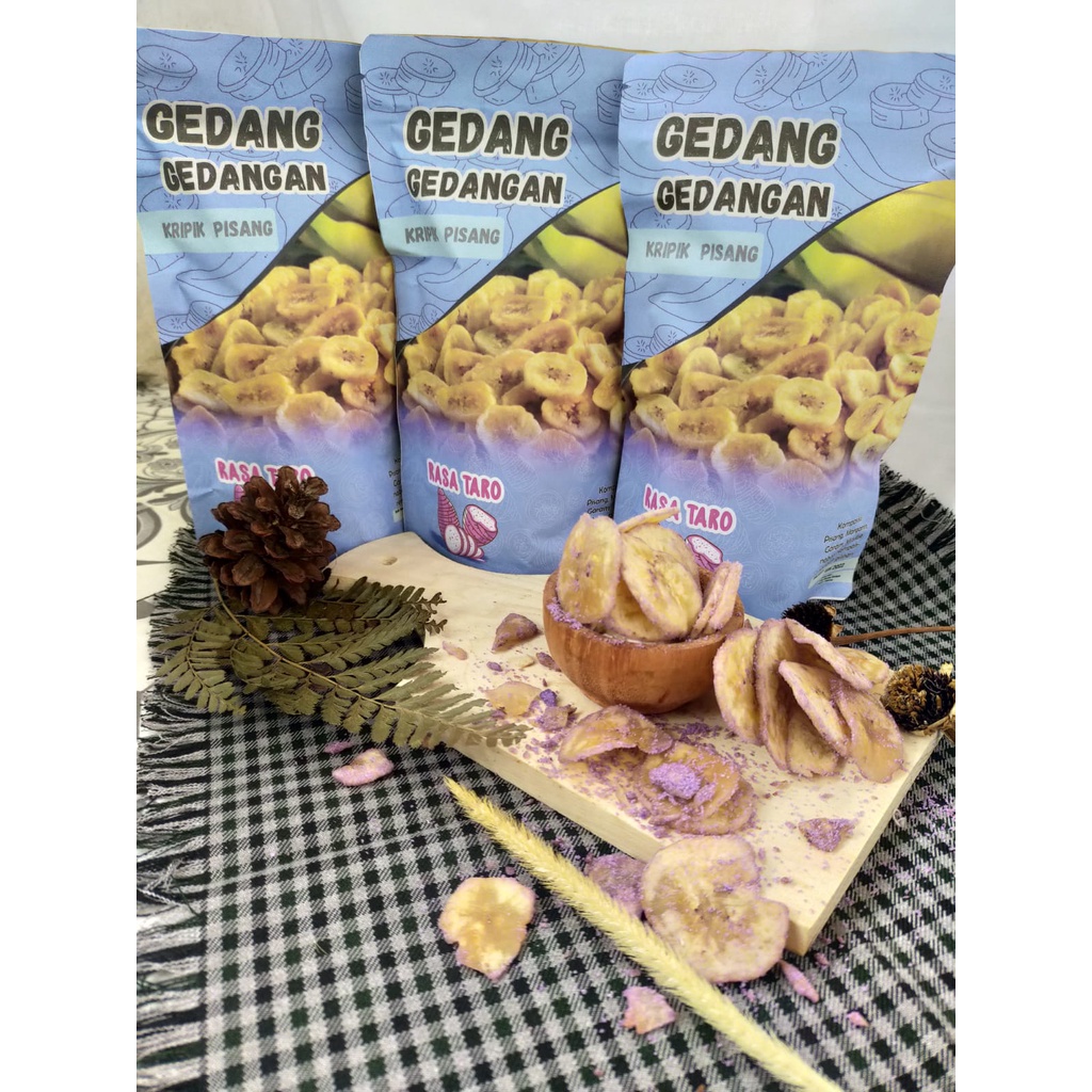 Jual Gedang Gedangan Kripik Pisang Rasa Taro | Shopee Indonesia