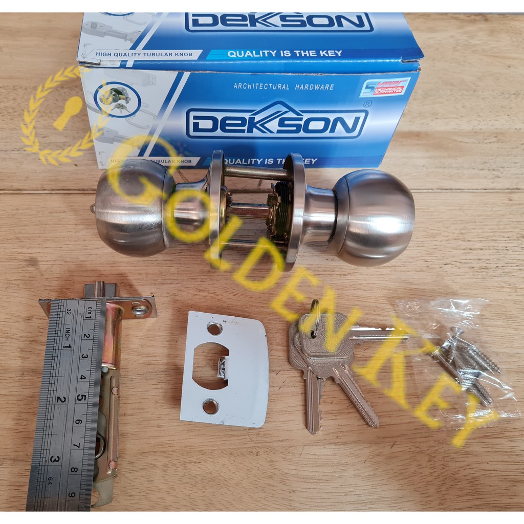 Jual Kunci Bulat Dekson Dekkson KCBL T9587 ET SSS Handle Knob Gagang ...
