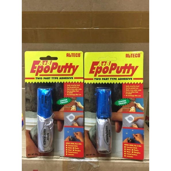 Jual Lem Eppo putty 50 gr | Shopee Indonesia