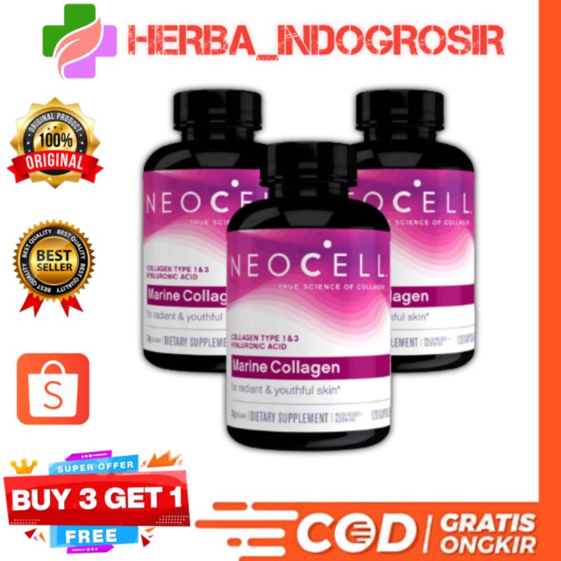 Jual Neocell Super Collagen Marine Collagen Nail 120 Tablets Original ...