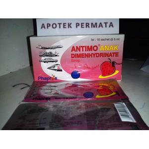 Jual ANTIMO ANAK RASA STRAWBERRY SACHET 5 ML | Shopee Indonesia