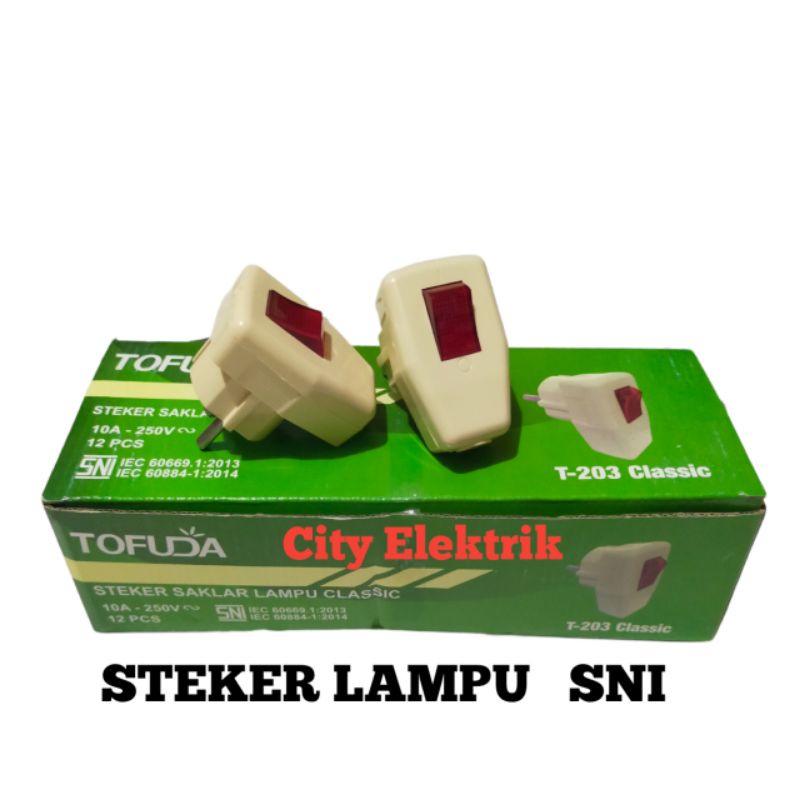 Jual Steker Saklar Lampu / Steker Lampu / Steker Arde Lampu SNI ...