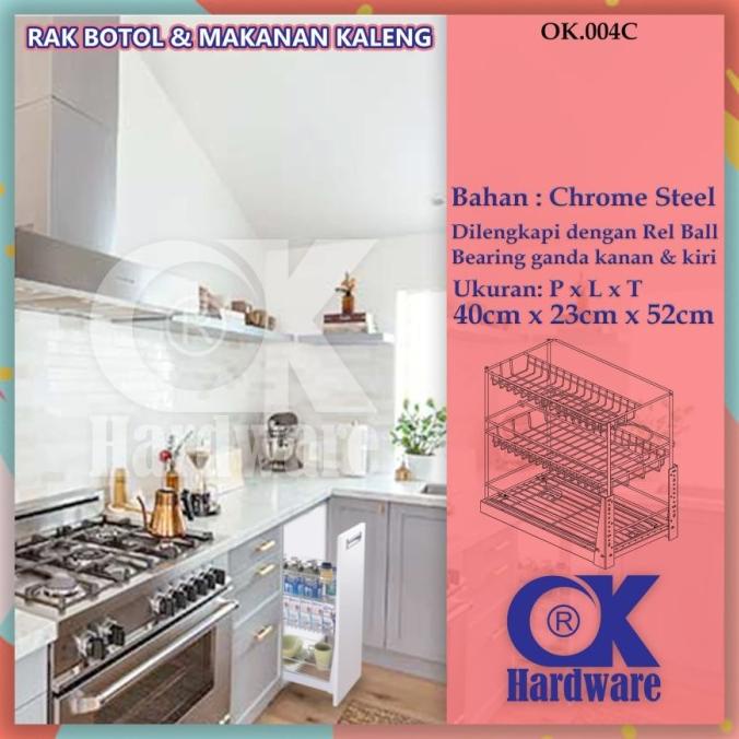 Jual Rak Tarik Dapur Ok 004 C For Kitchen Set Cabinet Rahmadsinaga11 ...