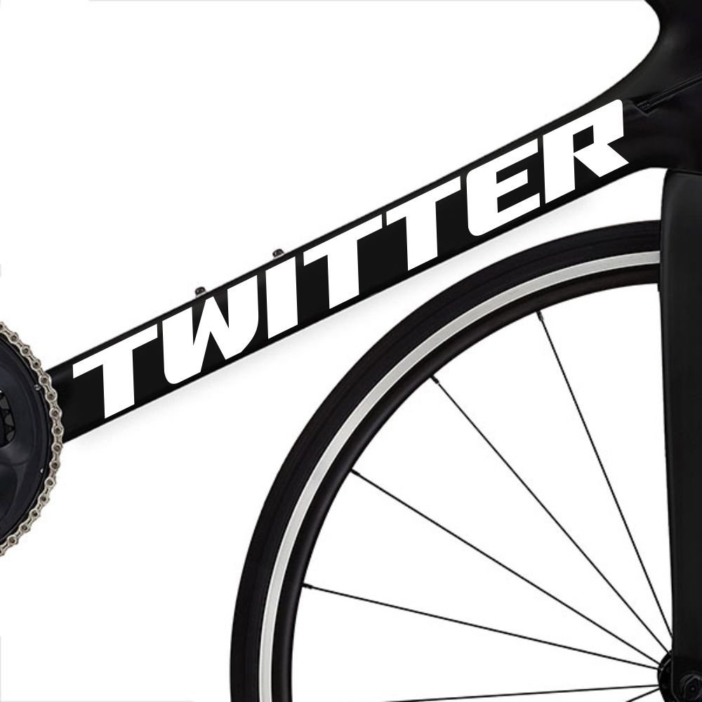 Jual Stiker Pack Sepeda Twitter - Bicycle Decal Sticker | Shopee Indonesia