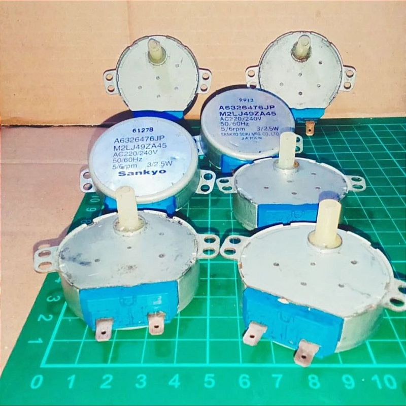 Jual Sankyo MOTOR SYNCHRONOUS MICROWAVE Motor 5/6rpm 3 - 2.5W | Shopee ...