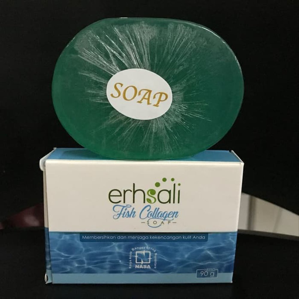 Jual ERHSALI FISH COLLAGEN SOAP NASA ORIGINAL - SABUN COLLAGEN NASA ...