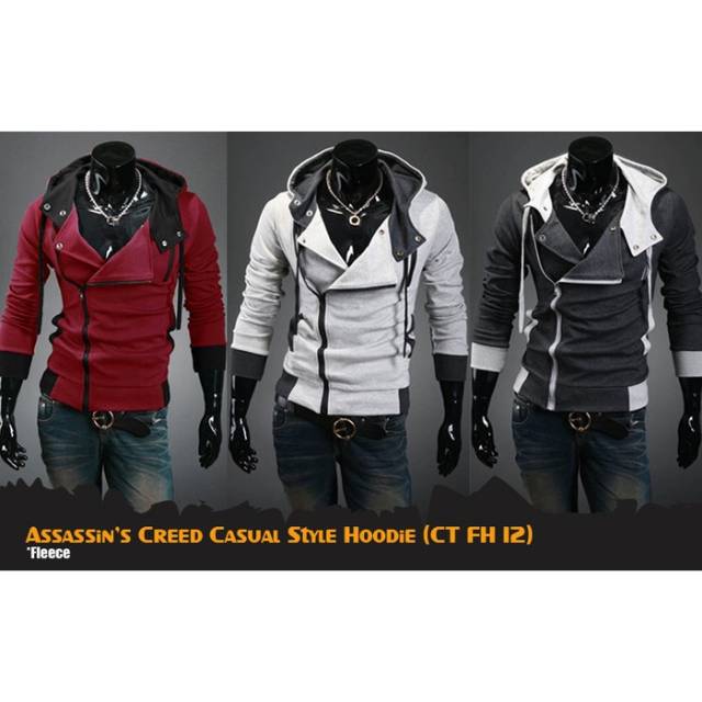 Jual Jaket Anime Game Assasin Style (CT FH 12) | Shopee Indonesia
