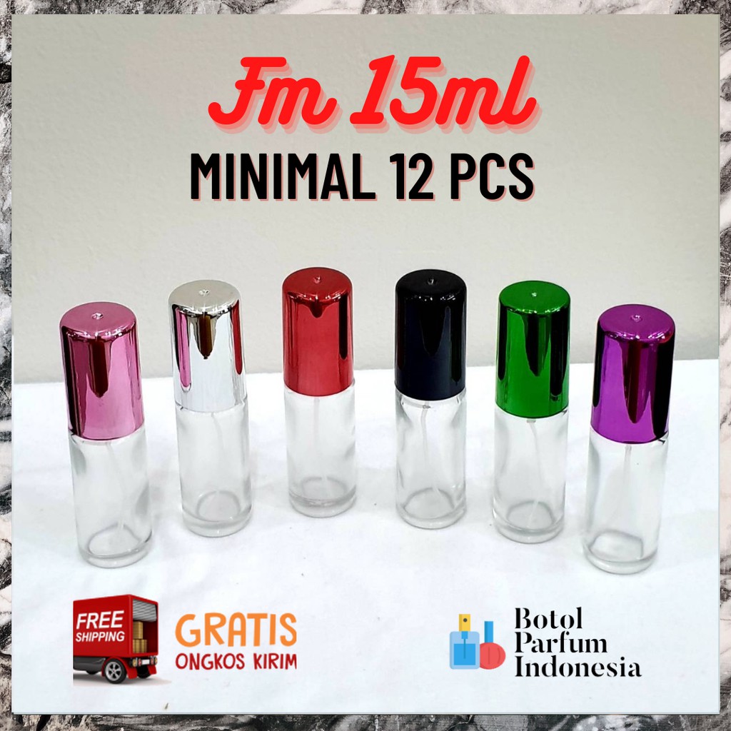 Jual BOTOL PARFUM KOSONG SPRAY KACA 15 ML (FM WARNA 15 ML) | Shopee ...