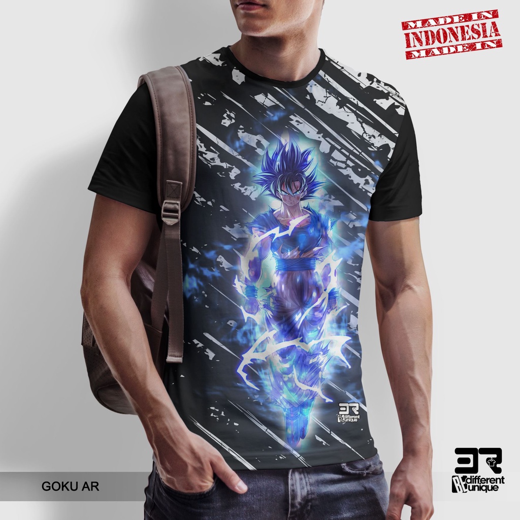 Jual [ COD ] KAOS PRINTING GAMBAR KARTUN DRAGON BALL Z GOKU AR - BAJU ...