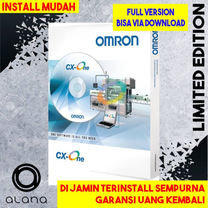 Jual (READY) [FULL VERSION] PLC Software Omron CX ONE V4.4 - GARANSI ...