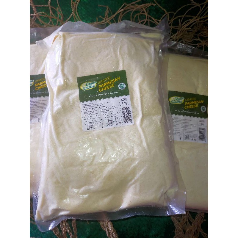 Jual parmesan cheese green valley grated / keju parmesan bubuk halal 1 ...