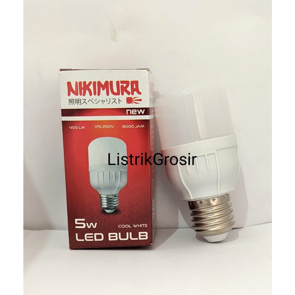 Jual Lampu NIKIMURA Premium 5w 5 Watt Kapsul T Bulb Bohlam By Panaled ...