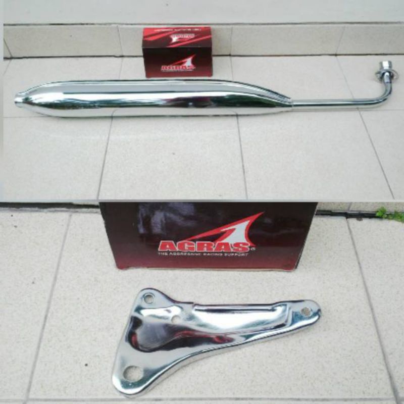 Jual paket murah knalpot c70 dan dudukan honda c70 c50 pispot bektu ...