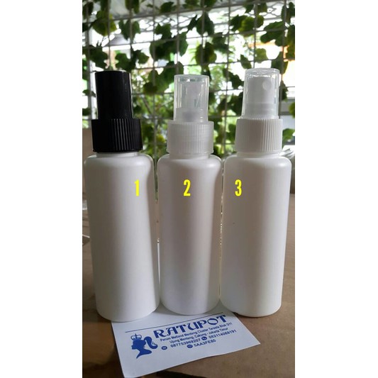 Jual botol yadle 100 ml putih sprey 1.2.3 | Shopee Indonesia
