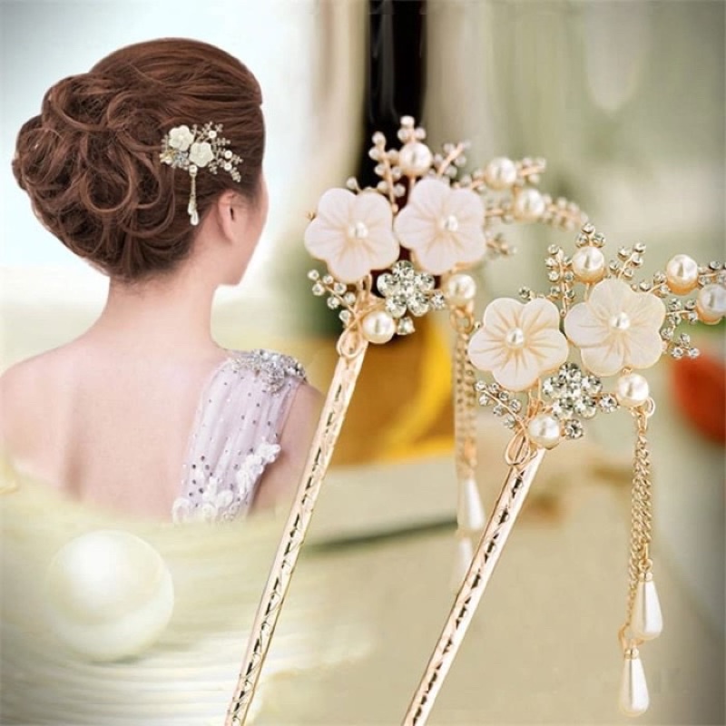Jual Retro Vintage Bridal Wedding Gift Hairpin Wanita Cantik Pin Rambut ...